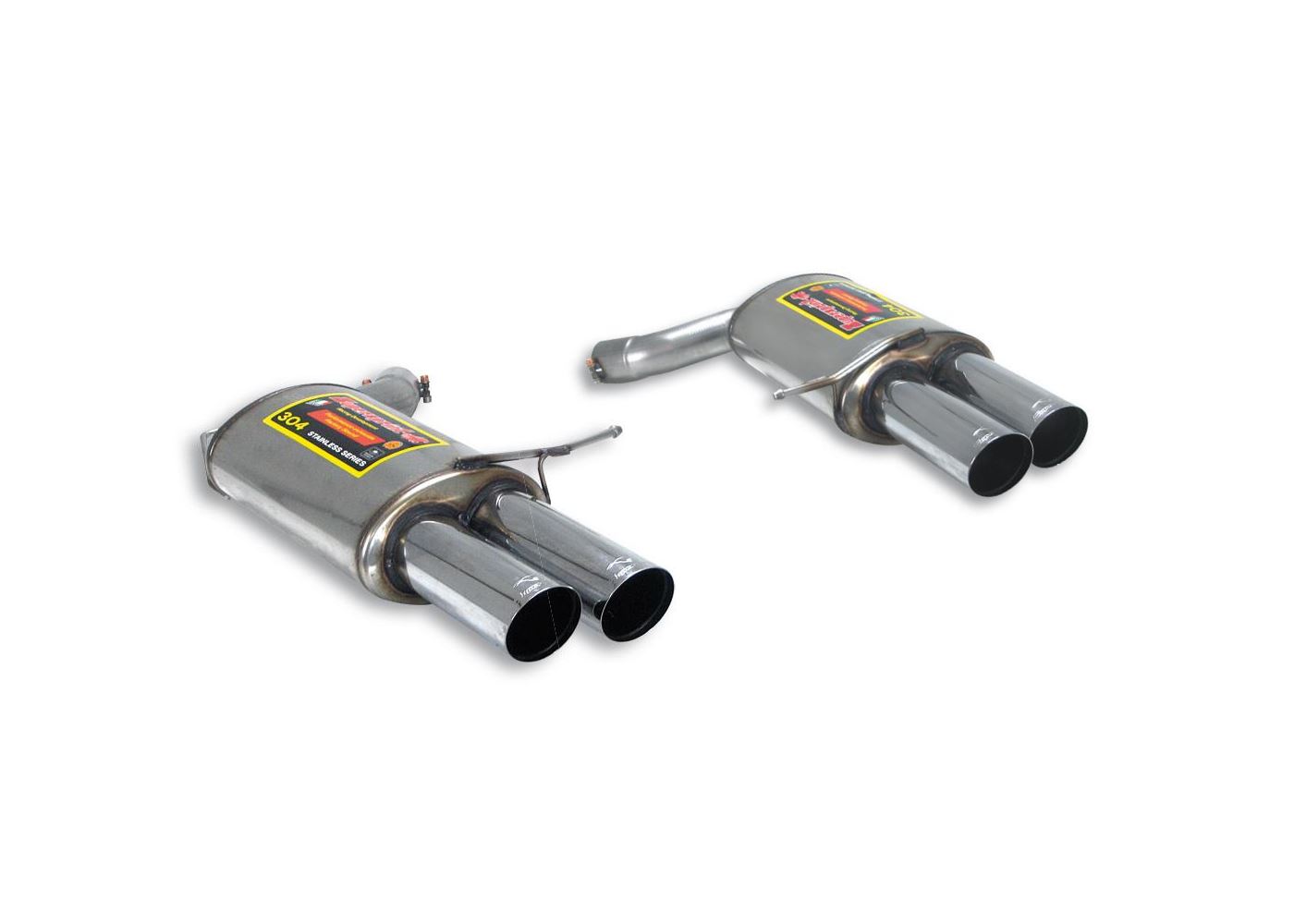 Best Exhaust - Supersprint BMW E60 M5 Sedan Rear Exhausts F1 Race OO80 ...