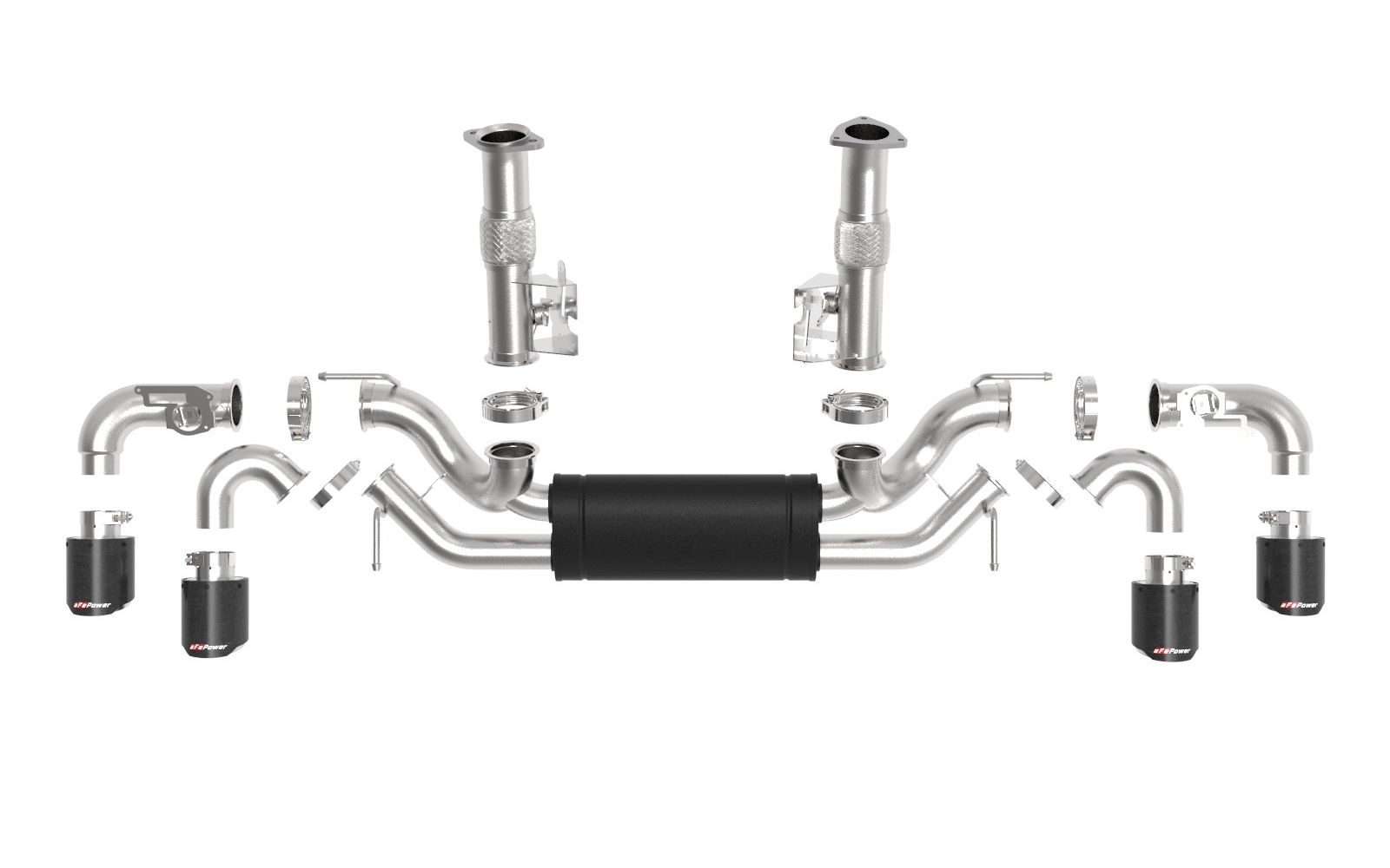 Best Exhaust - aFe Power Corvette C8 MACH Force-Xp Cat-Back Exhaust w ...