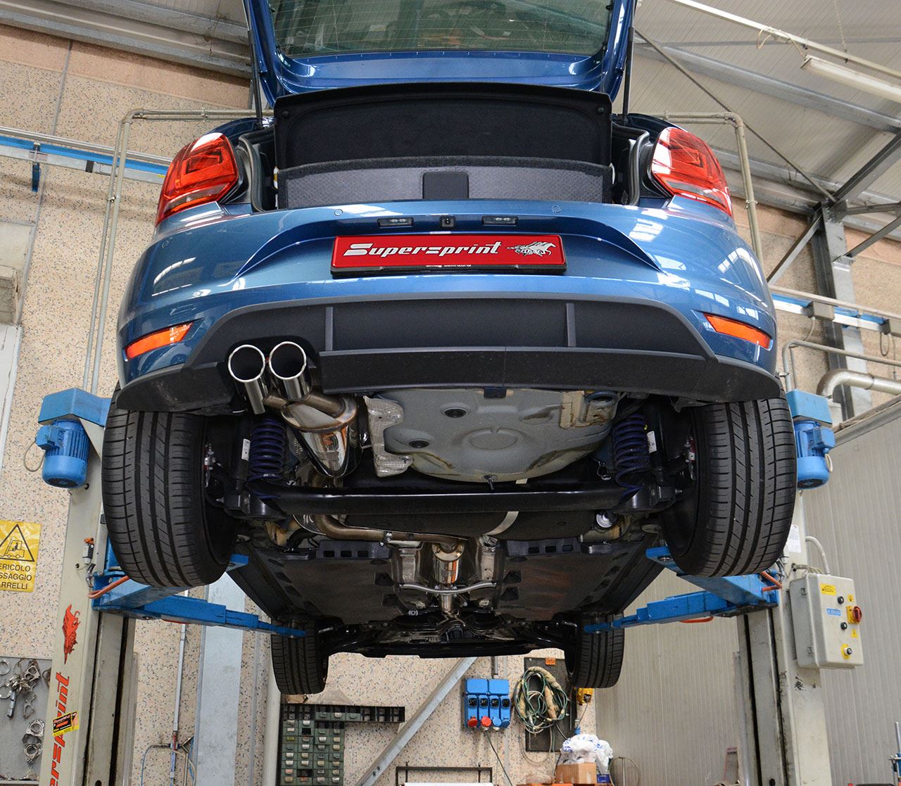 Best Exhaust - Supersprint VW Polo 6c BlueMotion 1.2 TSI rear muffler ...