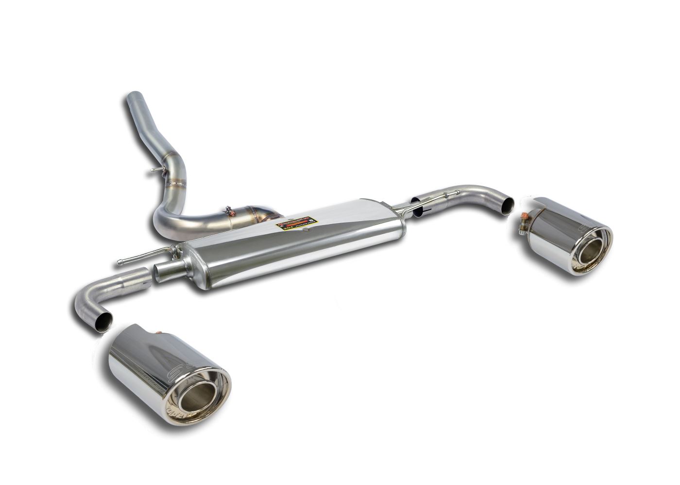 Best Exhaust - Supersprint Mini F60 JCW Countryman rear exhaust with ...