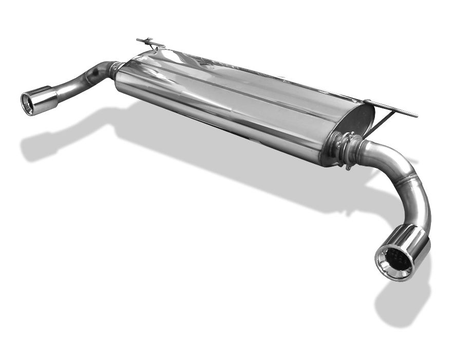 Best Exhaust - Fox BMW X5 E70 3.0d rear muffler transverse exit R+L ...