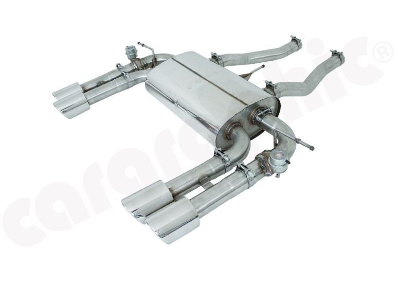 Best Exhaust - Cargraphic Jaguar XKR 5.0 Sport Rear Exhaust with Valves ...