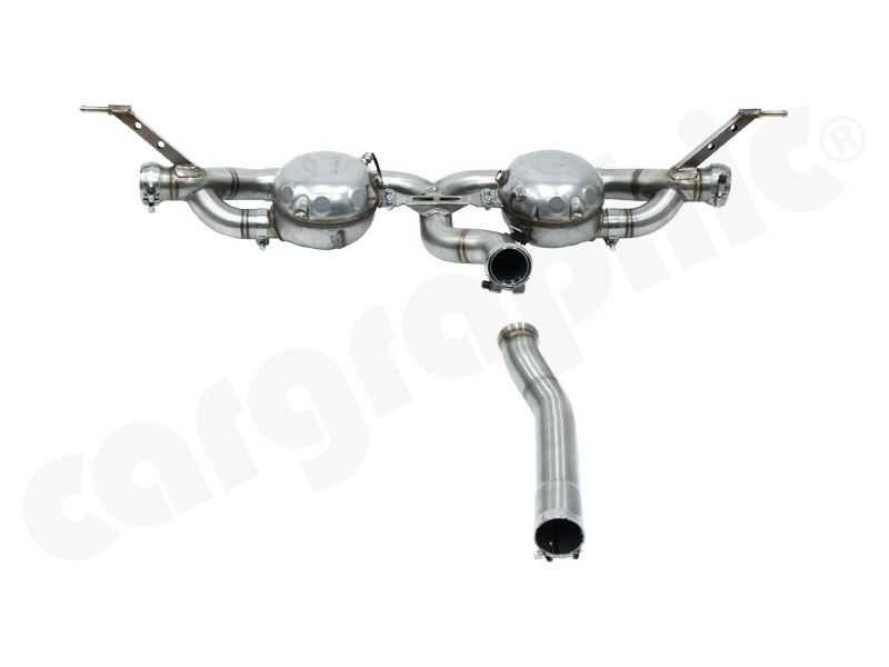 Best Exhaust - Cargraphic Audi Q7 4L 3.0 TDI Rear silencer replacement ...