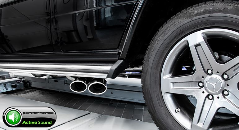 Best Exhaust - Cargraphic Mercedes G350 active sound system - AMG C63 ...