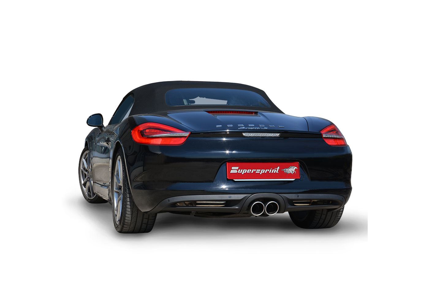 Best Exhaust - Supersprint Porsche 981 Boxster Cayman rear exhaust ...