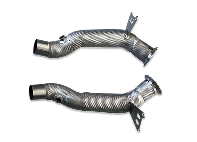 Best Exhaust - Tubi Style Ferrari 458 Cat Bypass High Flow Pipes Kit ...