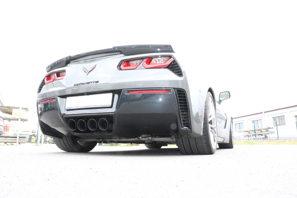 Best Exhaust - Fox Corvette C7/ Z06 rear silencer centre outlet - 4x100 ...