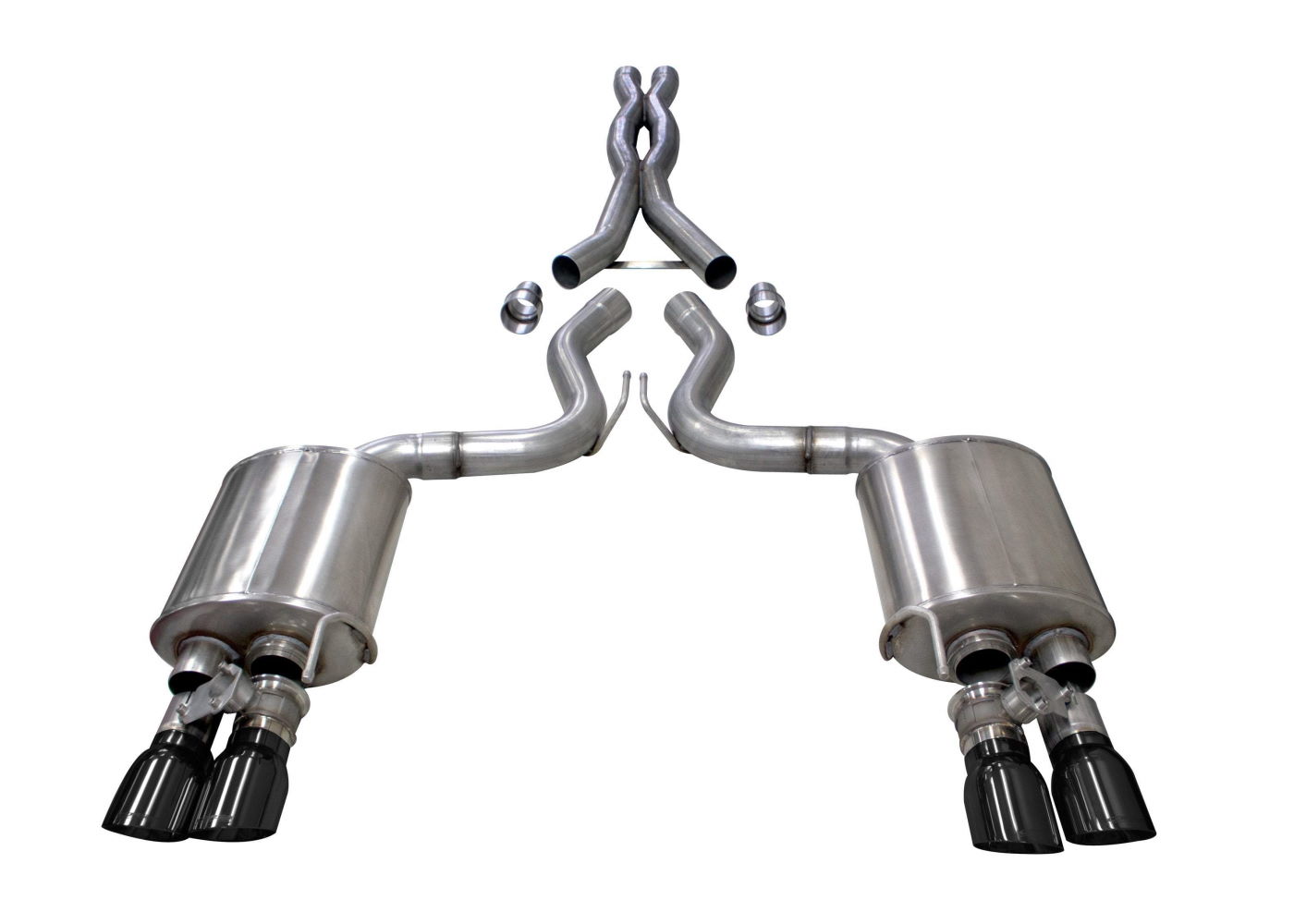 Quad Exhaust Tips 2010 Mustang Gt at Humberto Watts blog