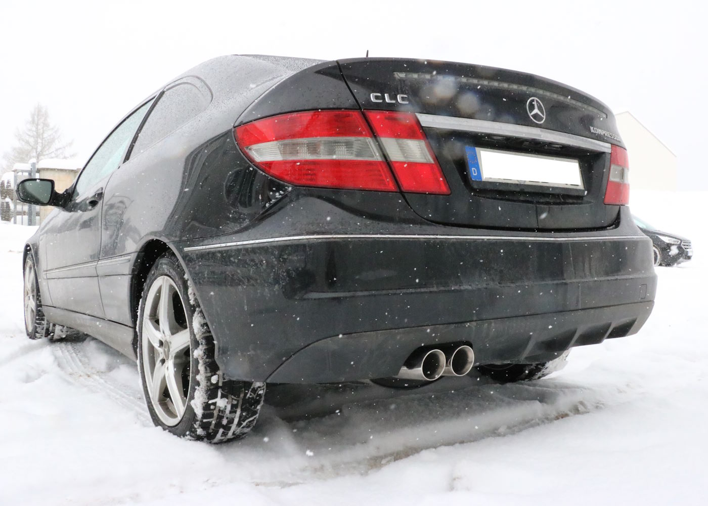 Best Exhaust - Fox Mercedes C-Class SportCoupe CL203 + CLC Rear Muffler ...